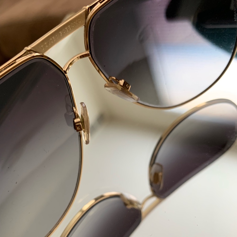 Dolce &Gabbana Black And Gold Frames - Gem